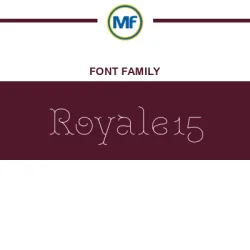Royale 15: Free Font Download | MaisFontes