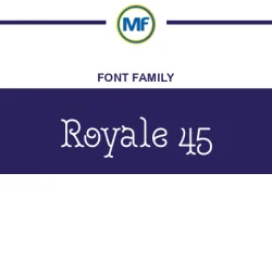 Royale 45: Free Font Download | MaisFontes