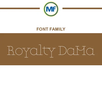 Royalty DaMa Font Family: Download Free | MaisFontes