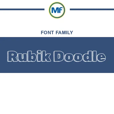 Rubik Doodle Font Family: Free Download (Google Fonts) | MaisFontes