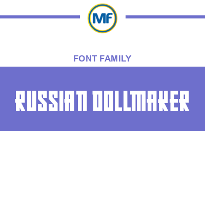 Russian Dollmaker Font Family: Download Free | MaisFontes