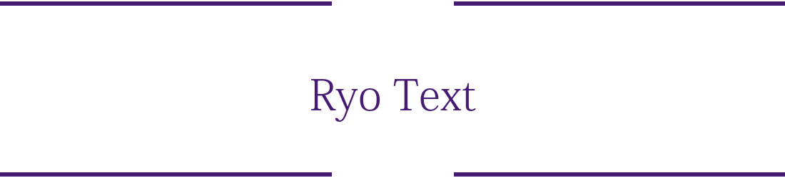 Ryo Text Font Family: Free Download | MaisFontes