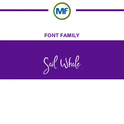 Sail Whale Font Family: Download Free | MaisFontes