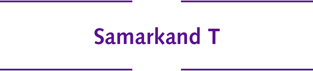 Samarkand T Bold: Free Font Download | MaisFontes