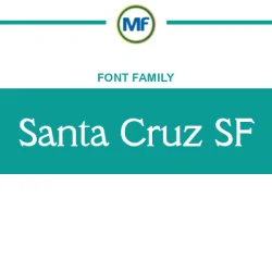SantaCruz SF Bold Font: Free Download | MaisFontes