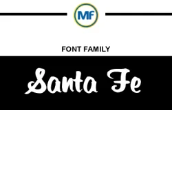Santa Fe Bold Font: Free Download | MaisFontes