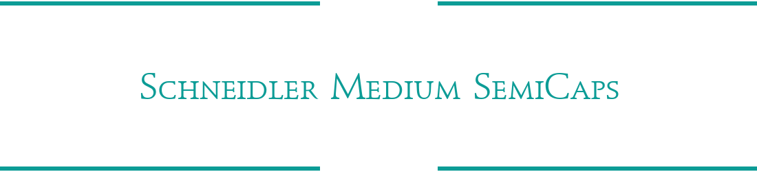 Schneidler Medium SemiCaps TMedium Font: Free Download | MaisFontes