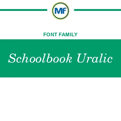 Schoolbook Uralic Font Family: Download Free | MaisFontes
