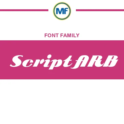 Script ARB Font Family: Download Free | MaisFontes
