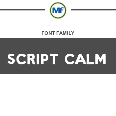 Script Calm Font Family: Download Free | MaisFontes