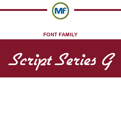 Script Series G Font Family: Download Free | MaisFontes
