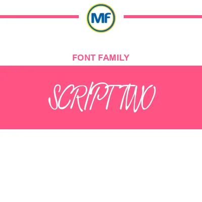 Script Two Font Family: Download Free | MaisFontes