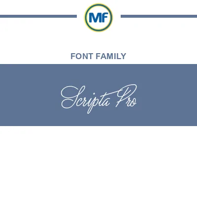 Scripta Pro Font Family: Download Free | MaisFontes