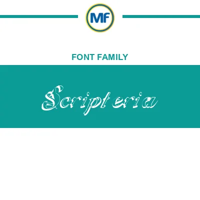 Scripteria Font Family: Download Free | MaisFontes