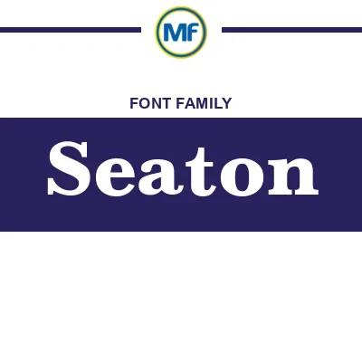 Seaton Font Family: Download Free | MaisFontes
