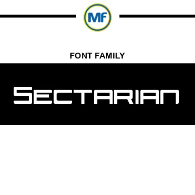 Sectarian Font Family: Download Free | MaisFontes