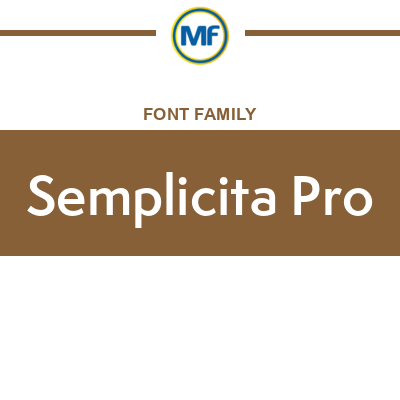 Semplicita Pro Font Family: Download Free | MaisFontes