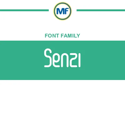 Senzi Font Family: Download Free | MaisFontes