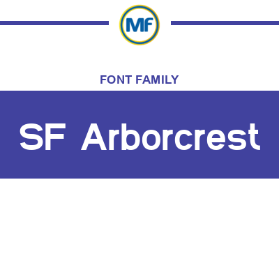 SF Arborcrest Font Family: Download Free | MaisFontes