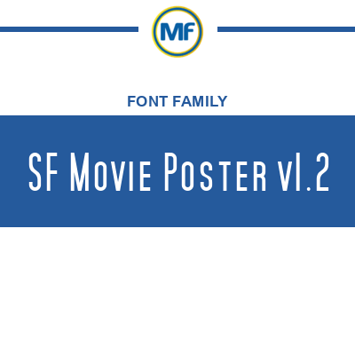 SF Movie Poster v1.2 Font Family: Download Free | MaisFontes