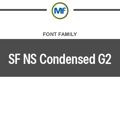SF NS Condensed G2 Font Family: Download Free | MaisFontes