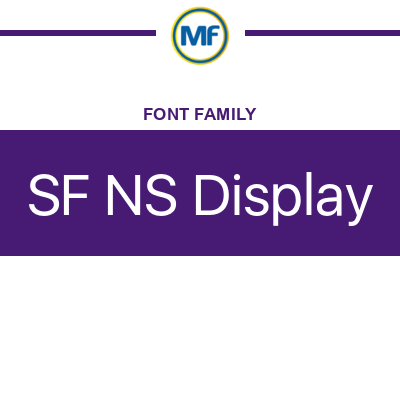 SF NS Display Font Family: Download Free | MaisFontes