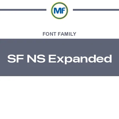 SF NS Expanded Font Family: Free Download | MaisFontes