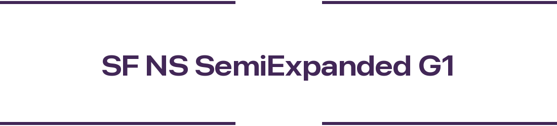 SF NS SemiExpanded Regular G1: Free Font Download | MaisFontes