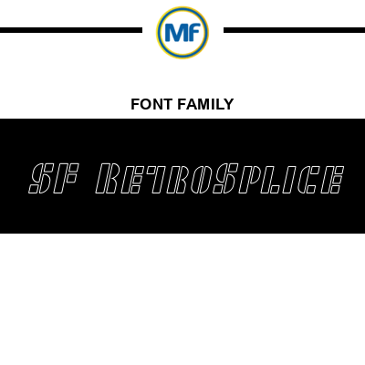 SF RetroSplice Font Family: Download Free | MaisFontes