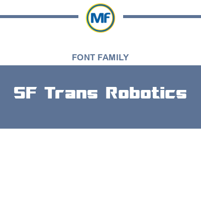 SF Trans Robotics Font Family: Download Free | MaisFontes