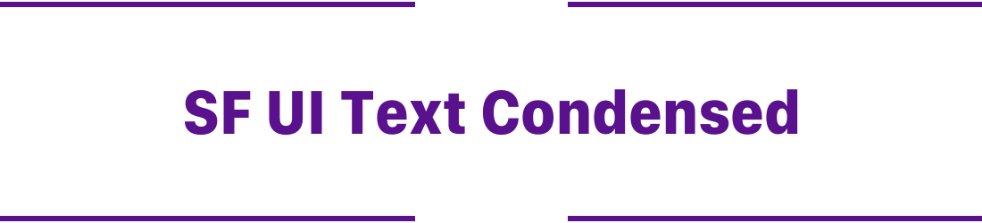 SF UI Text Condensed Bold: Free Font Download | MaisFontes