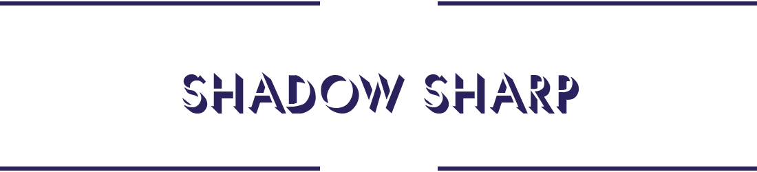 Shadow Sharp 2: Free Font Download | MaisFontes
