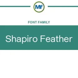 Shapiro 35 Feather Text: Free Font Download | MaisFontes