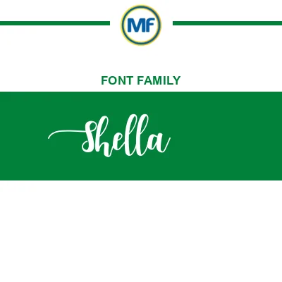 Shella Font Family: Download Free | MaisFontes
