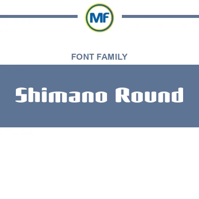 Shimano Round Font Family: Download Free | MaisFontes