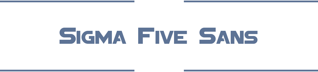 Sigma Five Sans Bold: Free Font Download | MaisFontes