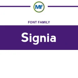 Signia Pro Regular: Free Font Download | MaisFontes