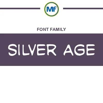 Silver Age Font Family: Download Free | MaisFontes
