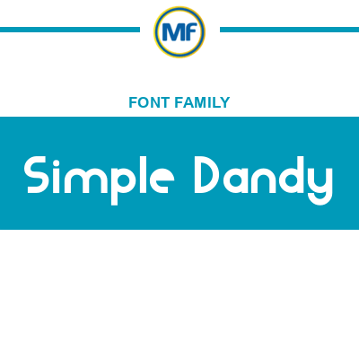 Simple Dandy Font Family: Download Free | MaisFontes