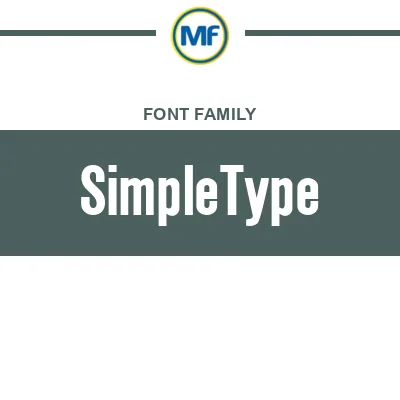 SimpleType Font Family: Download Free | MaisFontes