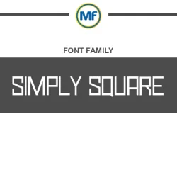 Simply Square Outline: Free Font Download | MaisFontes