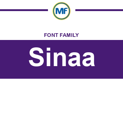 Sinaa Font Family: Free Download | MaisFontes