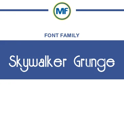 Skywalker Grunge Font Family: Download Free | MaisFontes