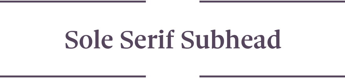 Sole Serif Subhead Bold Font: Free Download | MaisFontes