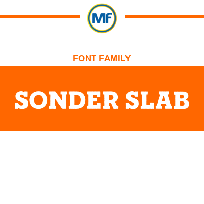 Sonder Slab Font Family: Download Free | MaisFontes