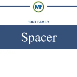 Spacer Regular: Free Font Download | MaisFontes