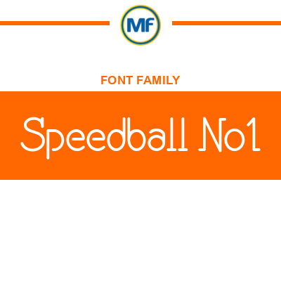 Speedball No1 Font Family: Download Free | MaisFontes