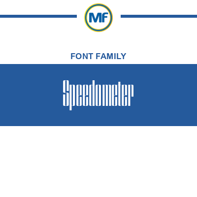 Speedometer Font Family: Download Free | MaisFontes