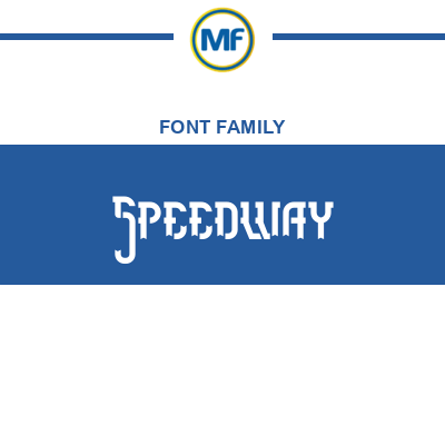 Speedway Font Family: Download Free | MaisFontes