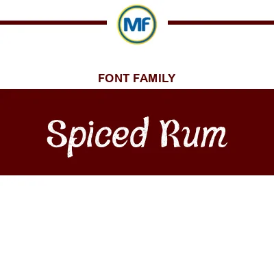 Spiced Rum Font Family: Download Free | MaisFontes